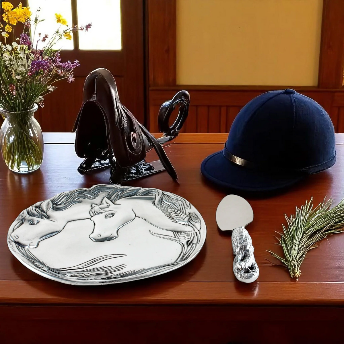 Arthur Court Horse Plate with Server – Equitique-USA